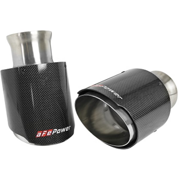 aFe MACH Force-XP 4-1/2in Carbon Fiber OE Replacement Exhaust Tips - 15-19 Dodge Charger/Hellcatメーカー：aFeメーカー品番：49C32068-...