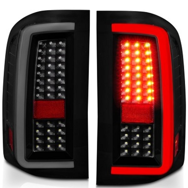 ANZO 2007-2013 Chevrolet Silverado1500/ 2500/ 3500 LED Tail Lights w/ Light Bar Black Housing Smokeメーカー：ANZOメーカー品番：31138...