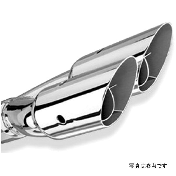 Borla Universal Polished Tip Dual Round Angle-Cut Intercooled (inlet 2 1/2in. Outlet 3in) *NO Returnメーカー：Borlaメーカー品番：202...