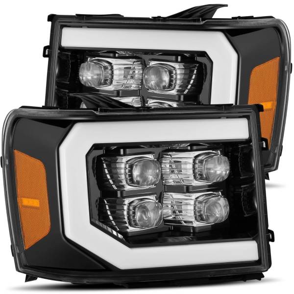 AlphaRex 07-13 GMC 1500HD NOVA LED Proj Headlights Plank - Jet Black w/Activ Light/Seq Signal/DRLメーカー：AlphaRexメーカー品番：880...