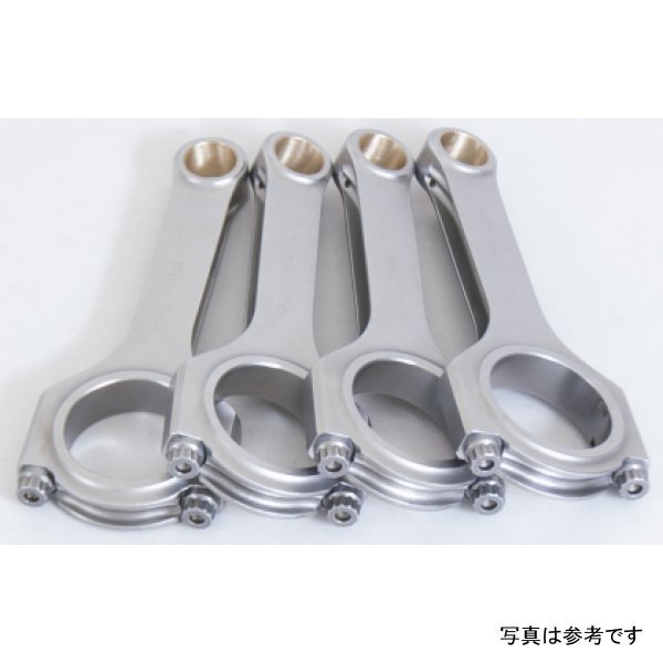 Eagle ミツビシ 4G63 6-ボルト w/ 22mm Pin for Newer ピストンs H-Beam Connecting Rods (Set of 4)メーカー：Eagleメーカー品番：CRS5900MC3D・掲載画像は、カタ...