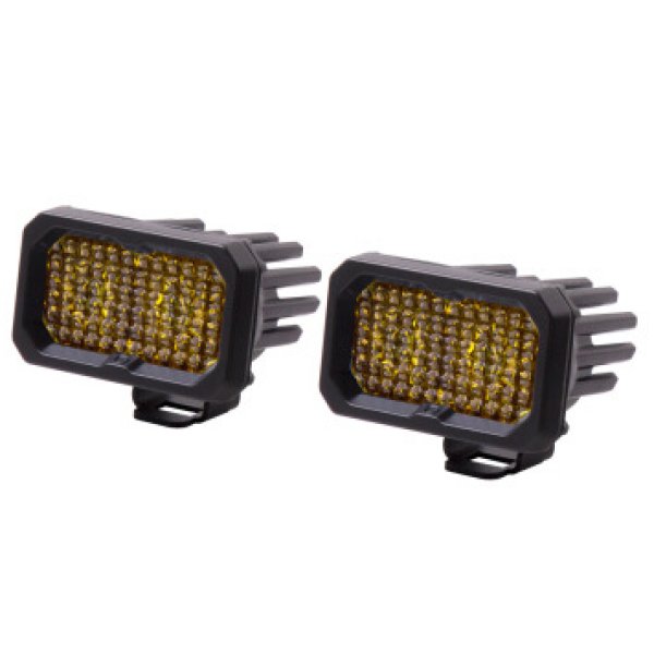 Diode Dynamics Stage Series 2 In LED Pod Pro - Yellow Flood Standard ABL (2個)メーカー：Diode Dynamicsメーカー品番：DD6417P・掲載画像は、カタロ...