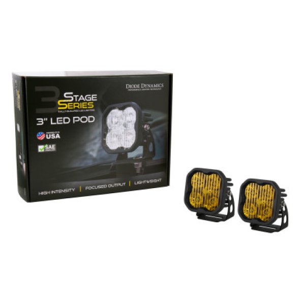 Diode Dynamics SS3 Pro ABL - Yellow Driving Standard (2個)メーカー：Diode Dynamicsメーカー品番：DD6889P・掲載画像は、カタログより抜粋した参考画像となっております。...