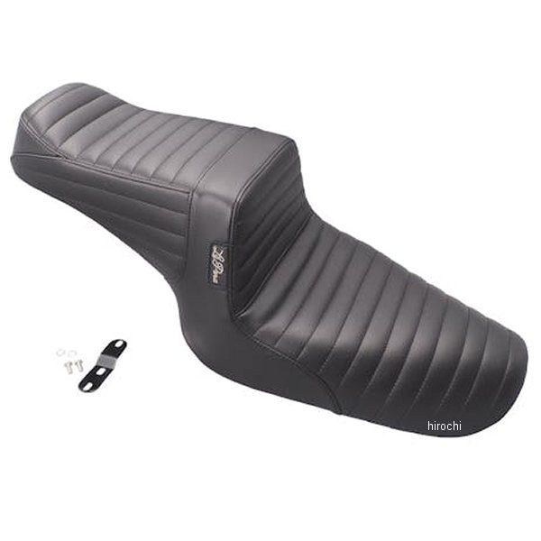 ラペラ Le Pera テールウィップシート 横タックロール82年-03年 XLモデル本体・ステッチ:ブラックデザイン:横タックロール素材:シート表面:合成皮革、シートベース:スチールこちらの商品はすべて手縫いの為、商品ごとに若干のサイズの...