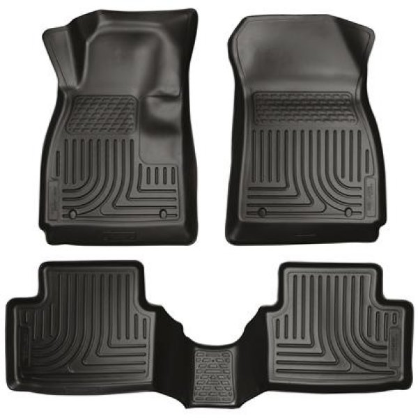 Husky Liners 13-14 Buick Encore WeatherBeater Black Front/2nd Row Floor Linersメーカー：Husky Linersメーカー品番：98271・掲載画像は、カタログより...