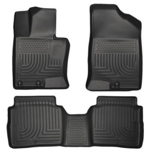 Husky Liners 11-14 Kia Optima Weatherbeater Black Front & 2nd Seat Floor Linersメーカー：Husky Linersメーカー品番：99691・掲載画像は、カタログよ...