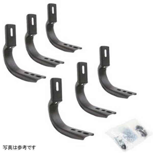 Go Rhino 2022 Toyota Tundra Crew Max / Double Cab 4dr Brackets (For OE Xtreme SideSteps) - Tex. Blkメーカー：Go Rhinoメーカー品番：6...