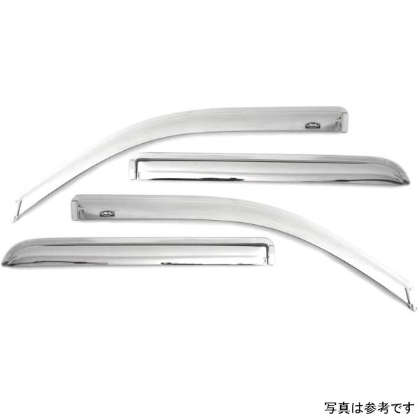 AVS 10-17 Chevy Equinox Ventvisor Outside Mount Front & Rear Window Deflectors 4pc - Chromeメーカー：AVSメーカー品番：684166・掲載画像は、カ...