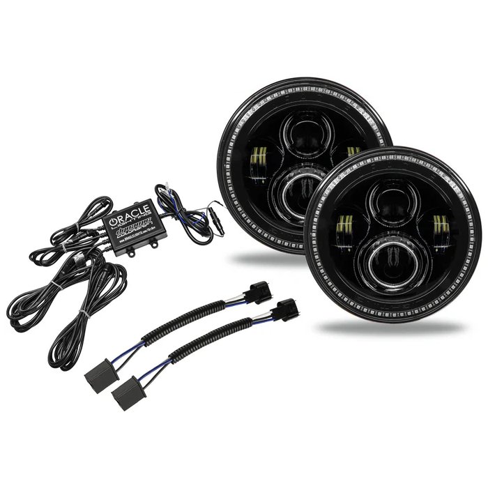 Oracle 7in High Powered LED ヘッドライト - ブラック Bezel - Dynamic - Dynamic SEE WARRANTYメーカー：ORACLE Lightingメーカー品番：5769-332・掲載画像...