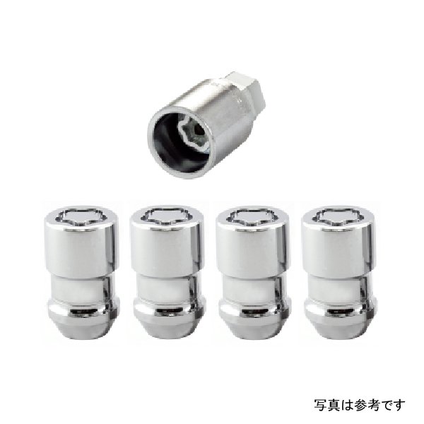 McGard ホイール Lock Nut セット - 4pk. (Cone Seat) M12X1.5 / 19mm & 21mm Dual Hex / 1.46in. L - クロームメーカー：McGardメーカー品番：24137・掲載画...