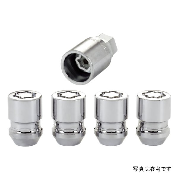 McGard ホイール Lock Nut セット - 4pk. (Cone Seat) M12X1.5 / 19mm & 21mm Dual Hex / 1.28in. L - クロームメーカー：McGardメーカー品番：24157・掲載画...
