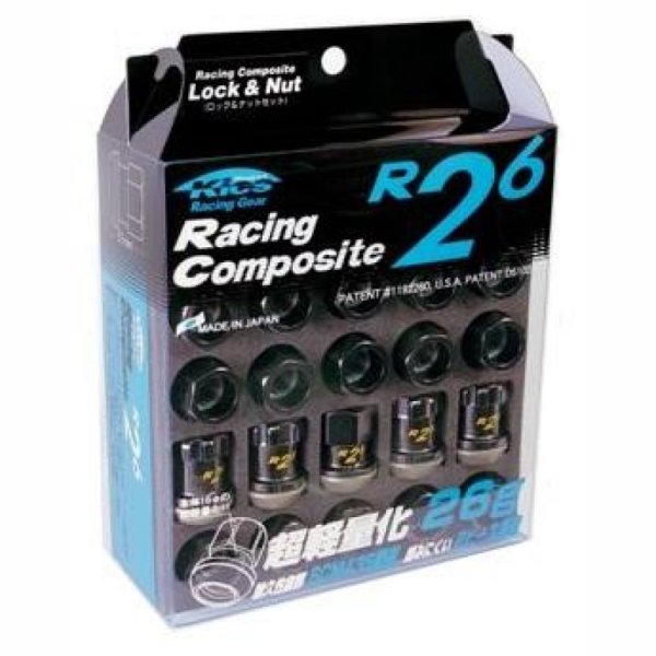 Project Kics 12X1.25 ブラック R26 Lug Nuts - 16+4メーカー：Project Kicsメーカー品番：32875・掲載画像は、カタログより抜粋した参考画像となっております。ご不安な場合は、メーカーサイトで...