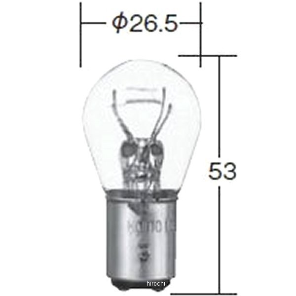 小糸製作所 白熱バルブ光色:クリア定格電圧:24V20/10W形状:S25口金:BAY15d用途:制動灯/尾灯/駐車灯/車幅灯用(テール＆ストップ・パーキング・クリアランスランプ)数量:10個入り4724楽天 JP店