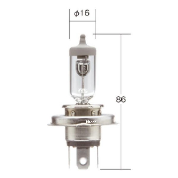 0551 小糸製作所 KOITO 12V60/55W H4UHP種別 :H4U定格 :12V 60/55W（100/90W相当）光色 :クリア口金 :p43t-38改ガラス球 :T16入数 :1個0551楽天 JP店