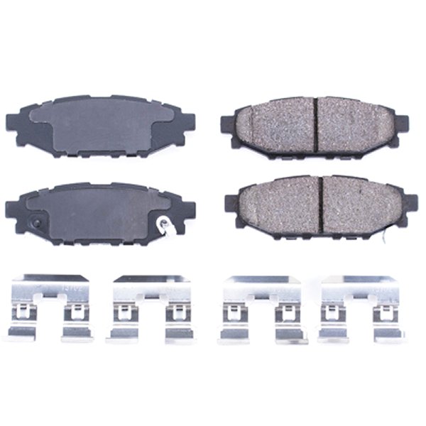 Power Stop 13年-16年 スバル BRZ リヤ Z17 Evolution Ceramic ブレーキパッド w/Hardwareメーカー：PowerStopメーカー品番：17-1114・掲載画像は、カタログより抜粋した参考画像と...