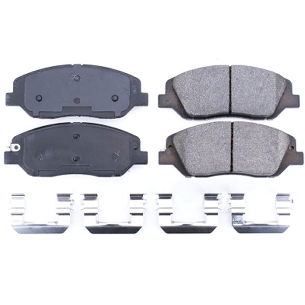 Power Stop 17年-18年 Hyundai Santa Fe フロント Z17 Evolution Ceramic ブレーキパッド w/Hardwareメーカー：PowerStopメーカー品番：17-1917・掲載画像は、カタログ...