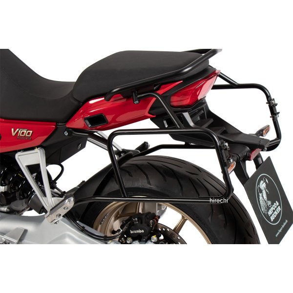ヘプコアンドベッカー HEPCO&BECKER サイドキャリア 黒22年 モトグッツィ V100 Mandello/S素材: スチール色: ブラック・純正リアキャリアとの同時装着不可。・装着時は同社製リアキャリアもしくはグラブバーが必要です...