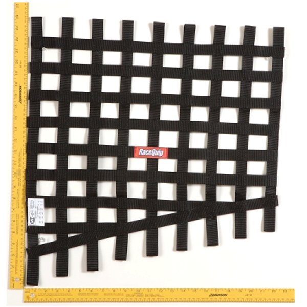 RaceQuip ブラック Drag 24 To 18 X 23 SFI Rib Netメーカー：Racequipメーカー品番：729005・掲載画像は、カタログより抜粋した参考画像となっております。ご不安な場合は、メーカーサイトでのご確認...