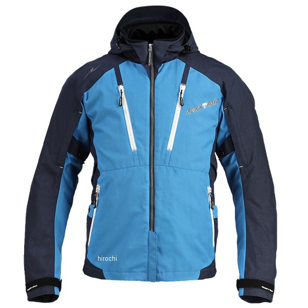 ラフ&ロード 2025年春夏モデル ラフパーカーサイズ:LLカラー:シアンブルー表地:ナイロン(ミッドナイトブルー、シアンブルーはポリエステル)裏地:ポリエステル襟裏:ポリエステル(吸汗・速乾)プロテクター:肩・肘・脊椎パッド付属 ※胸パッ...