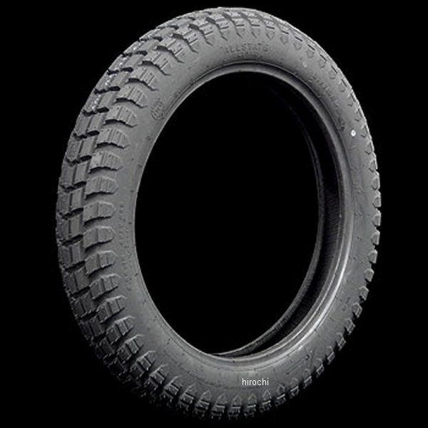 オールステートタイヤ ALLSTATE DIRTMAN18インチホイール装着車ブラック4.50-18【素材】ラバー【セット内容】タイヤ本体×1本【仕様説明】当時のALLSTATEタイヤの迫力に加え、現代の路面状況に合った品質と、より洗練され...