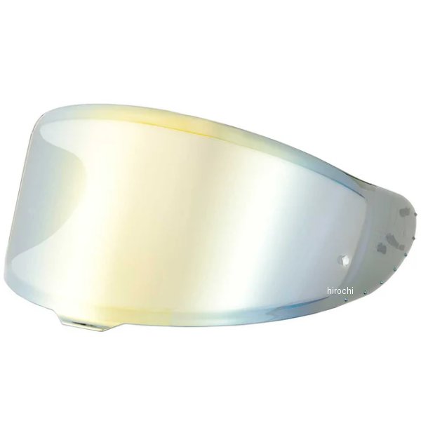 山城 エキストラ EXTRA SHIELD シールドカラー:メロースモーク/ゴールドシールド品番:CWR-F2SHOEI ショウエイヘルメットのZ-8に適合する【CWR-F2シールド]】がEXTRAシールドに登場！ ミラーシールドなのに歪み...