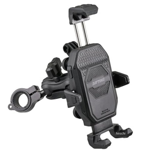 デイトナ FSH-1 スマートフォンホルダー固定最大サイズ:約165×81×13(mm)サイズ:W85〜100×D75×H150〜200(mm)素材:ホルダー本体:樹脂 / 金属、クランプベース:樹脂【構成部品】スマートフォンホルダー本体 ...
