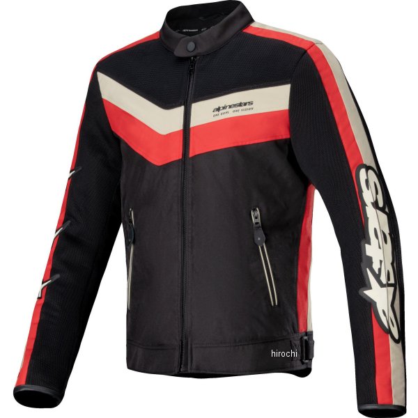 アルパインスターズ 春夏モデル ジャケット T-DYNO AIR JACKETサイズ:Lカラー:1486 BLACK BRIGHT RED ECRU・アルパインスターズが培ってきた伝統と革新的な素材が融合し、ヴィンテージ感あふれる時代を超え...