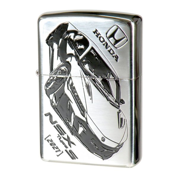 Honda ホンダ Zippo NSX typeS 2021・サイズ:#200使用　約W35×H55×D13mm・素材:鉄・加工:マスキング＋銀イブシ本田技研工業（株）商品化許諾済み【商品紹介】1990年に衝撃デビューを果たした初代と、20...
