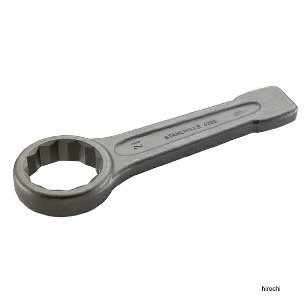 スタビレー STAHLWILLE 打撃メガネレンチ 60mm・サイズ(mm)：60・全長(L1；mm)：270・メガネ部外径(b；mm)：93.5・メガネ部厚み(a；mm)：26・質量(g)：1565・メガネ部の厚みが少ない打撃メガネレンチ...