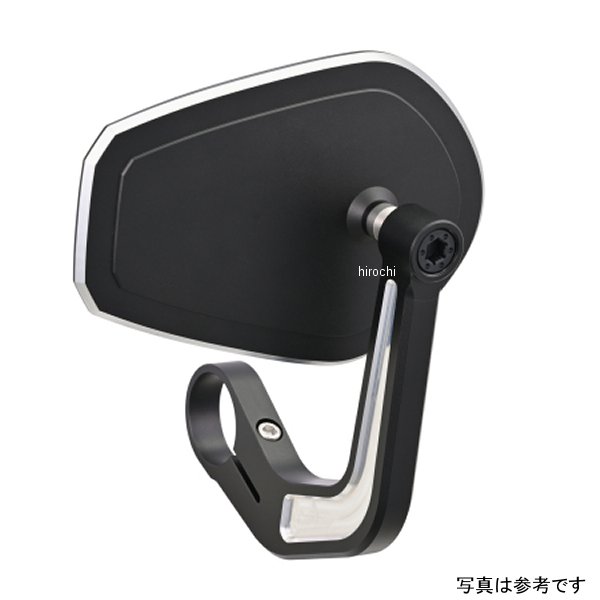 低くかまえた刃のようなデザインのアームを採用。ミラーを下付けしなくても低い取り付けが可能ヨーロッパで流行中の超薄型ミラーハウジング採用。曲率R1000の広角ミラーを採用。断面積を確保した高剛性アームでブレに強い。・カラー:コントラストカット...