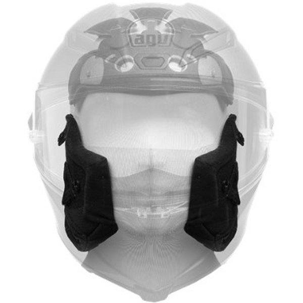 エージーブイ AGV チークパッド PISTAGP RR ASIANFIT カラー:グレー/シアンサイズ:XL対応モデル:PISTA GP RRKIT6030223G-XL楽天 JP店