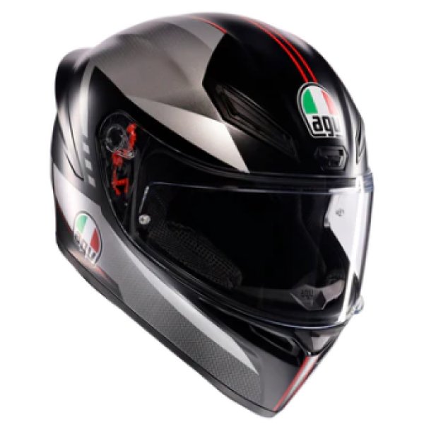 エージーブイ AGV フルフェイスヘルメット K1 S JIST ASIAN FIT 034-LAP MATTサイズ:Sカラー:034-LAP MATT ブラック/グレー/レッド【商品説明】MotoGPで得たAGVレーシング技術から誕生した...