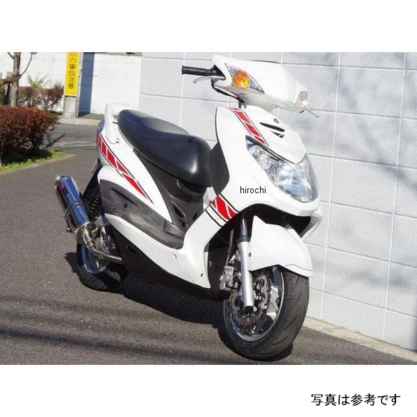 ワールドウォーク 新シグナスX用 ストロボステッカー1 ホワイトヤマハ シグナスX(44J)カラー：ホワイト伝統的なストロボパターンをシグナスX（44J）の車体ラインに合わせて作ったストロボステッカーです。フロントパネル・フロントサイド・リ...