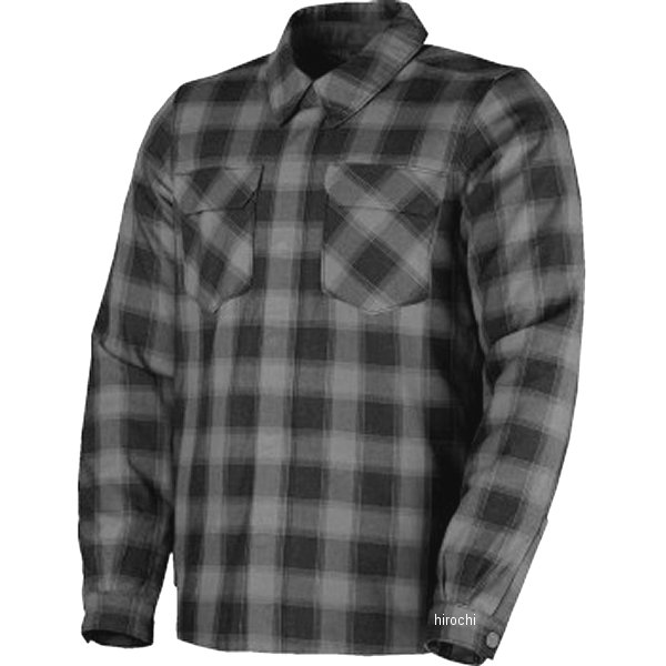 アイコン ICON 秋冬モデル ジャケット FALLBLOCK CX FLANNEL ブラック 2Xサイズサイズ：2Xカラー：ブラック/グレーシェル素材:綿/ナイロン/ポリエステル・フォールブロックフランネルジャケットは超カジュアルに見えま...