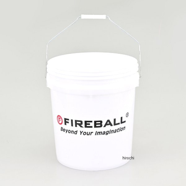 デイトナ Fireball バケツ ホワイトカラー:ホワイト容量:18L・ファイヤーボールのウォッシュバケツで洗車クオリティをアップ・カラバリが豊富で、ボディ用、ホイール用、タオルすすぎ用などに分けて使える・ボディーカラーに合わせて選ぶ楽し...