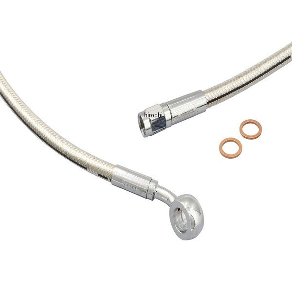 -バンジョー・フィッティング等は別途ご購入ください。製品の詳細はメーカーWEBサイトを必ずご確認ください。色【メッシュ部分】Polished Stainless【金属部分】クローム素材-サイズ長さ:66inネジ部:AN-3内容物ブレーキライ...