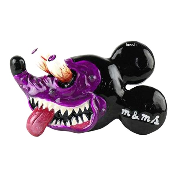 GOODS グッズ HIPPYMOUSE キーホルダー バレッタ ロッテングレープカラー：ロッテングレープ素材:レジンサイズ：幅 約80mm、高さ 約50mm、厚み 約30mm(目玉含む)内容物：本体×1個M&Msヒッピーマウスをキーホルダ...