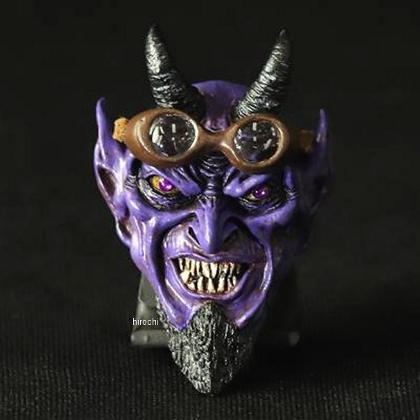 GOODS グッズ SATANIC RIDERS ナンバーボルト Evil Purpleカラー：Evil Purple素材:本体/レジン、ボルト/スチールサイズ：幅 37mm、高さ 57mm、奥行 24mm(ボルト含まず)、ボルト M6-2...