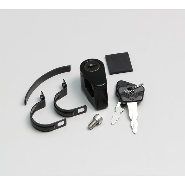 ハリケーン ヘルメットロック BK ブラック 6 x 5.3 x 2.7 cmサイズサイズ：6 x 5.3 x 2.7 cmカラー：ブラック鍵2本付属3 種類のパイプに取付可能φ1 インチ(25.4mm） アメリカンタイプのハンドルバー等φ...