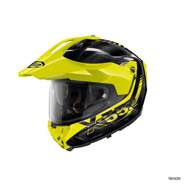 ノーラン NOLAN X-552 HILLSIDE アドベンチャーヘルメット イエロー 12 L大型のバイザーを装備しつつ、バイザーを外せば空力に特化したオンロードフルフェイスに。アドベンチャーとツーリングタイプのハイブリッドモデル。オンロ...