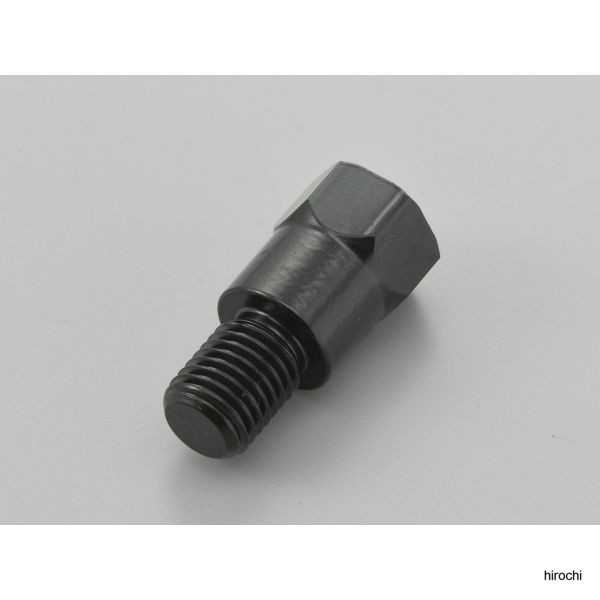 デイトナ ミラー変換アダプター 車体側 M10 正ネジ ミラー側 M8 正ネジネジの径や正逆を変換するアダプター。 車体側M10正ネジ/ミラー側M8正ネジアダプター高さ：18.6mmカラー：ブラック1個入 緩衝装置付きミラーアダプター 20...