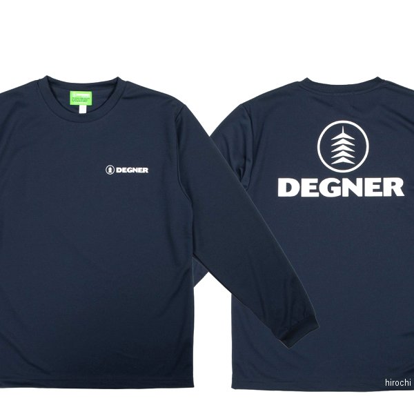 デグナー DEGNER 23TS-3 ドライ長袖Tシャツ ネイビー/ホワイト XLサイズサイズ：XLサイズカラー：ネイビー/ホワイト素材:ポリエステル※商品写真は参考です。実際の商品と異なる場合がございますのでご注意ください。4524486...