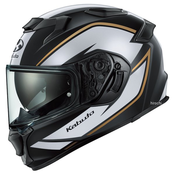 オージーケーカブト OGK KABUTO フルフェイスヘルメット KAMUI 5 TORZA フラットブラックゴールド M(57-58cm)サイズサイズ：M(57-58cm)カラー：フラットブラックゴールド規　格：JIS・赤外線（IR）カッ...