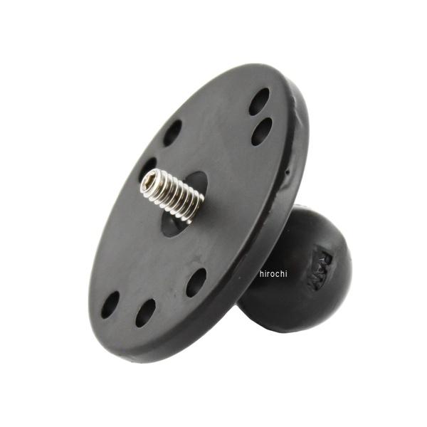 ラムマウント RAM MOUNT カメラホルダ（プレート付）カラー：ブラック汎用直径2.5インチ(約63mm)イモネジ1/4-20付きセット内容：マウント部単品商品(別途、ベース、アーム、ジョイント等が必要です。)素材：アルミボールサイズ：...