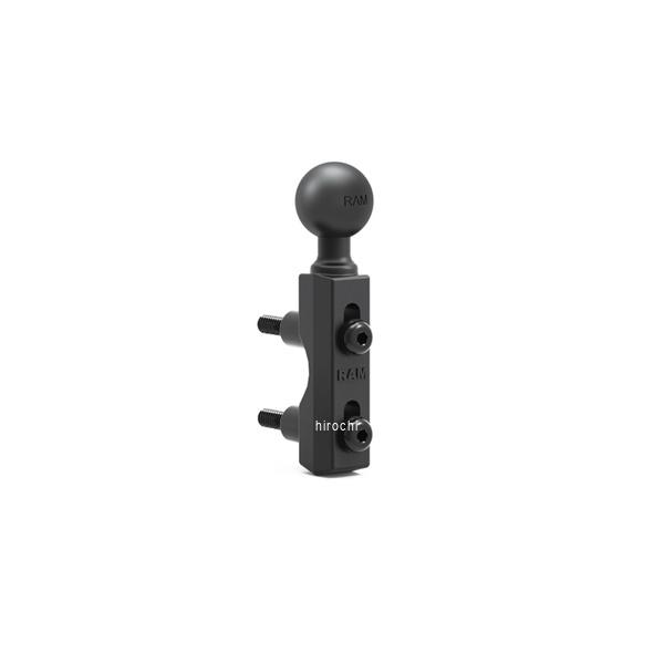 ラムマウント RAM MOUNT ブレーキ/クラッチリザーバー用カラー：ブラック汎用取り付け穴ピッチ：0.95インチ(約24mm)-1.57インチ(約40mm)に対応セット内容：ベース部単品商品(別途、マウント、アーム、ジョイント等が必要で...