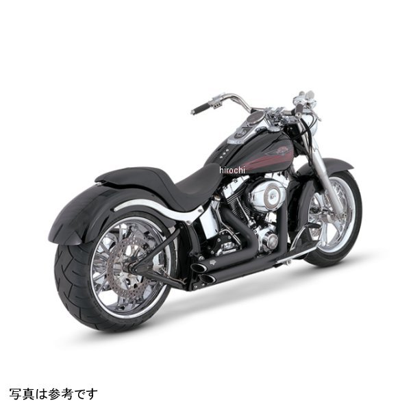 1800-0745 バンス＆ハインズ VANCE&HINES ShortShots Staggered ショートショットスタッガード ブラック マフラー 86年-11年 ハーレー ソフテイルファミリー86年-11年 ハーレー ソフテイルファ...