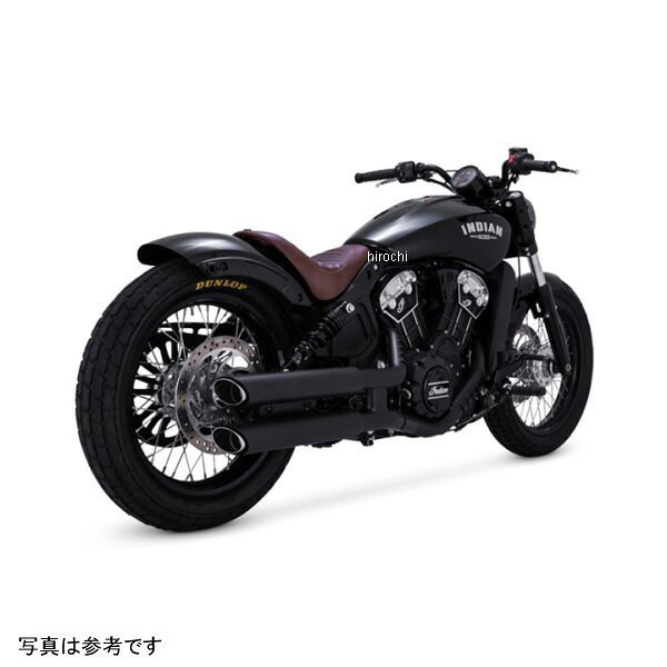 1801-1533 バンス＆ハインズ VANCE&HINES TwinSlash PCX 3in Slip-on ツインスラッシュ 3インチ スリップオン ブラック マフラー 15年-21年 インディアン SCOUT スカウト15年-21年...