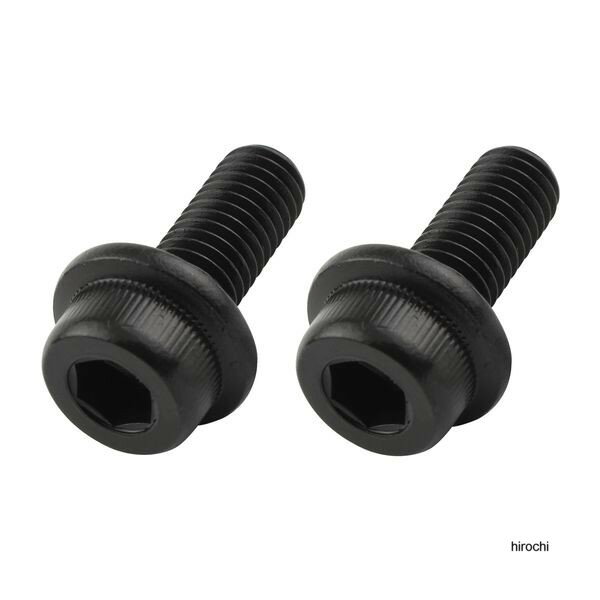 ポッシュ POSHフランジキャップボルト ステンレス/ブラック 2本入 M8X20mm P-1.25・フランジキャップボルト　M8X20mm(P-1.25)・2本入り・ブラック・ステンレスブラックカラーが登場。　特殊な薬品につけることで表面...