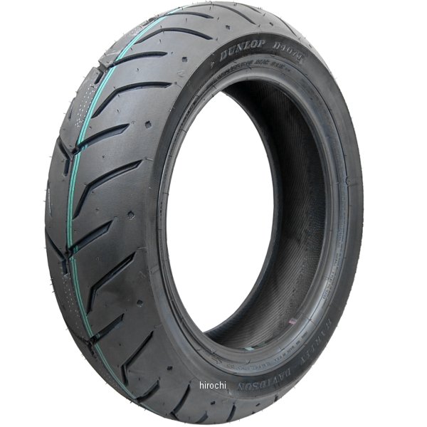 ダンロップ DUNLOP D407用途:リア用リム径:16インチチューブレスタイヤ標準リム幅(インチ):5.00偏平率:65%構造:ベルテッドバイアス荷重指数:81(462kg)速度記号:H(210km/h)1本売り【D407特徴】ハーレー...