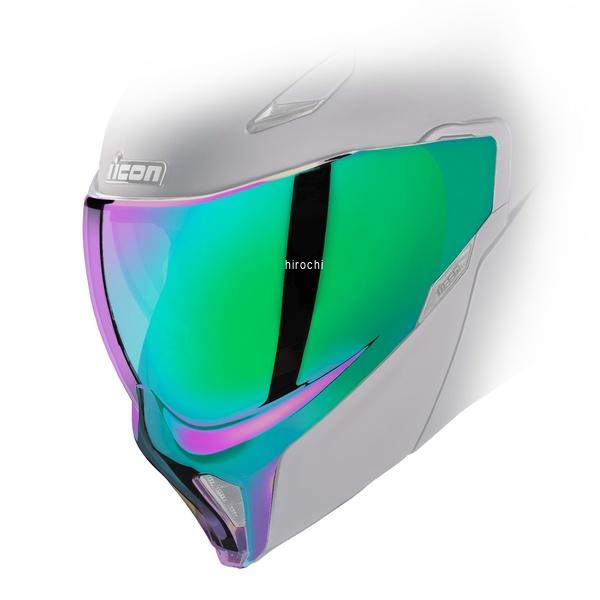 アイコン ICON シールド THRESHOLD キャッシュマネーグリーンカラー：キャッシュマネーグリーン「スレッシュホールド シールド」は、スレッシュホールドヘルメット専用シールドです。・曇り止め加工・コーティングを施したシールドはUVカ...